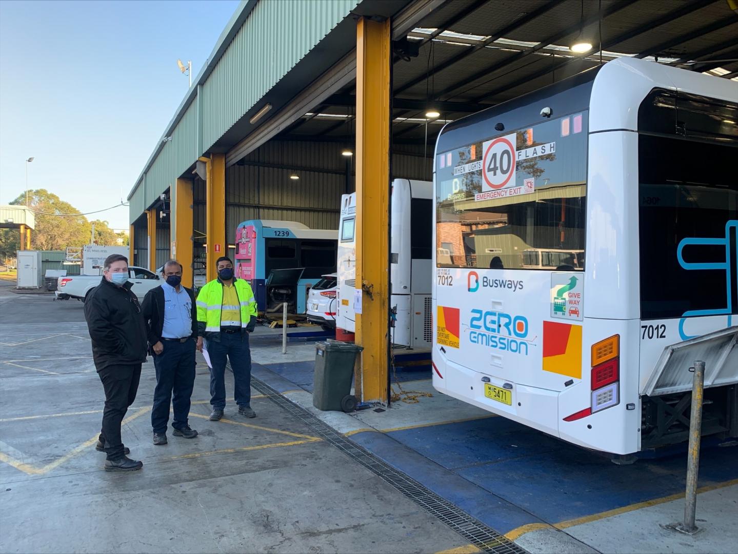 Electric bus training underway for Busways’ mechanics as we work with ...